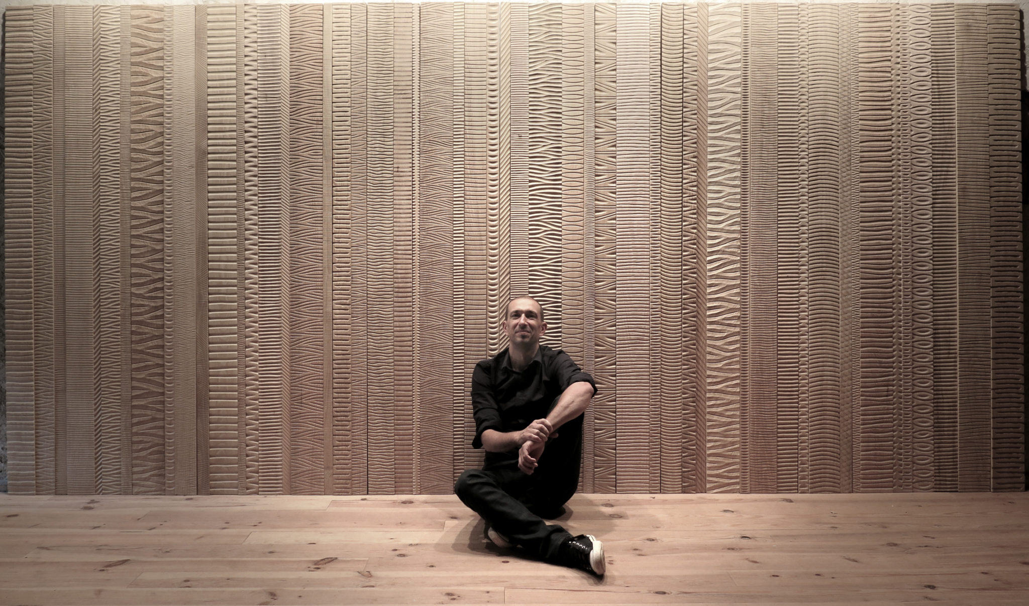 _Mural:Wall panels in wood, wood design